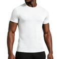 Dolkfu Crew Neck T Shirts for Man Refreshing Short Sleeve White Tops ...