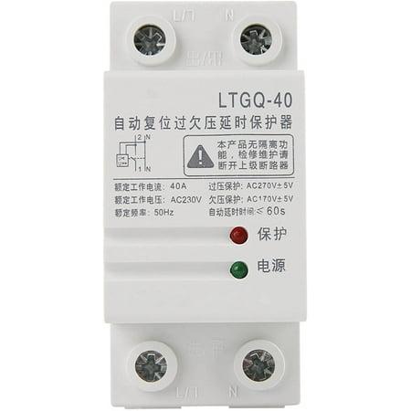 Lepai 230V Voltage Protector Relay, Voltage Monitoring Relays 2P40A ...