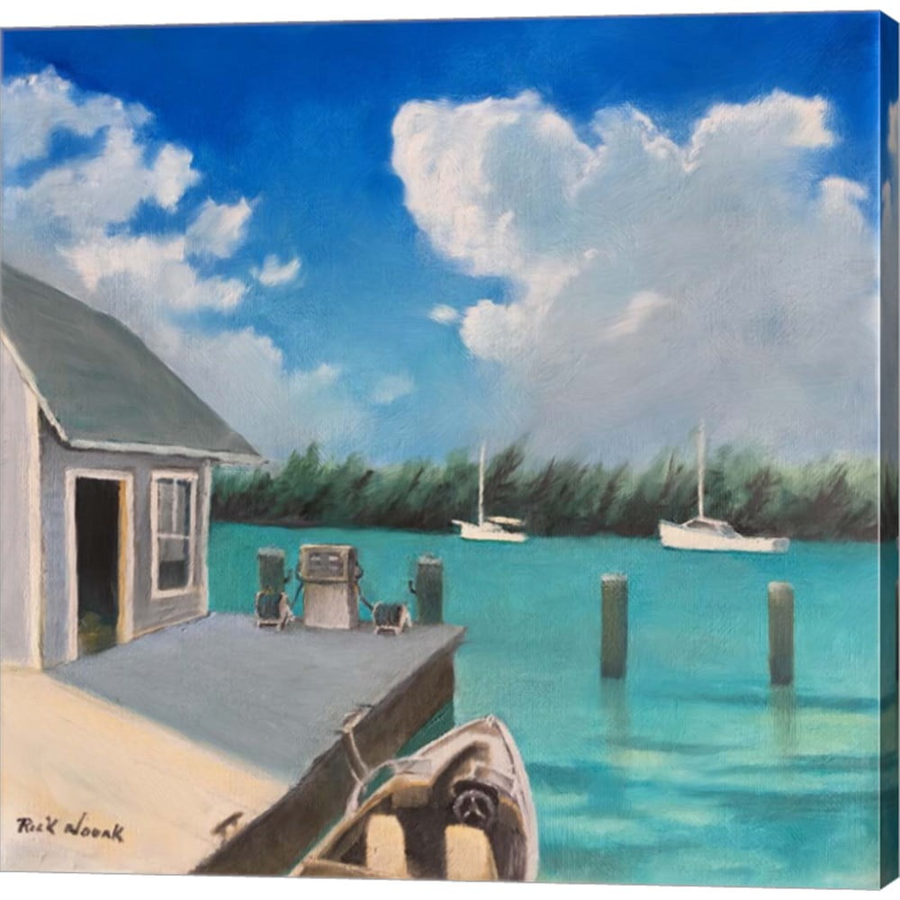 Harbor by Rick Novak, Canvas Wall Art, 12W x 12H - Walmart.com
