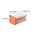 CEHVOM Mini Storage Rack Refrigerator Eggs Rack Clear Plastic Eggs ...