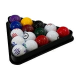 Club Champ Golfer's Putter Pool Game with 16 Billard Style Golf Balls ...