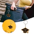 Class of 2026 Graduation Keychain, Acrylic Mortarboard Cap Charm ...