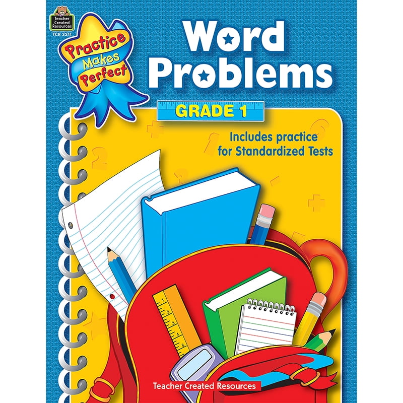Practice Makes Perfect: Word Problems Book, Grade 1 - Walmart.com