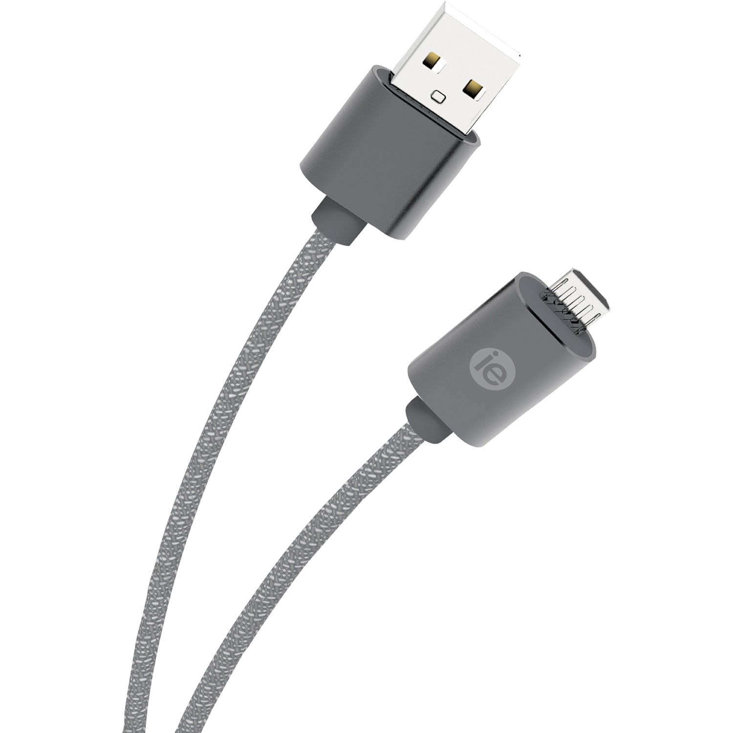 iEssentials IEN-BC10M-GRY Braided Micro USB Cable, 10ft (Gray ...