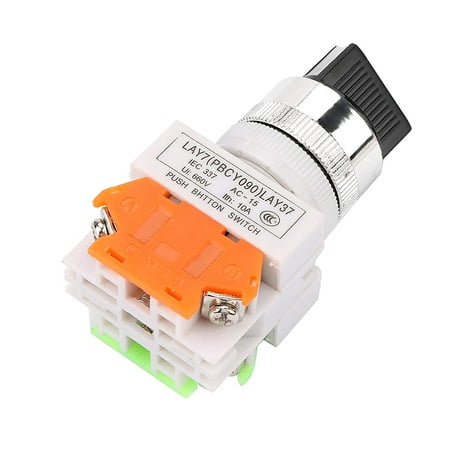 Rotary Switch 2 Position Self-locking 220V 5A Insulative Rotary Switch ...