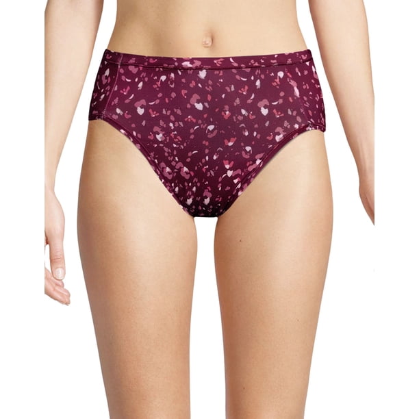 Hanes Hanes Ultimate Womens Cool Comfort Microfiber Hi Cut Underwear
