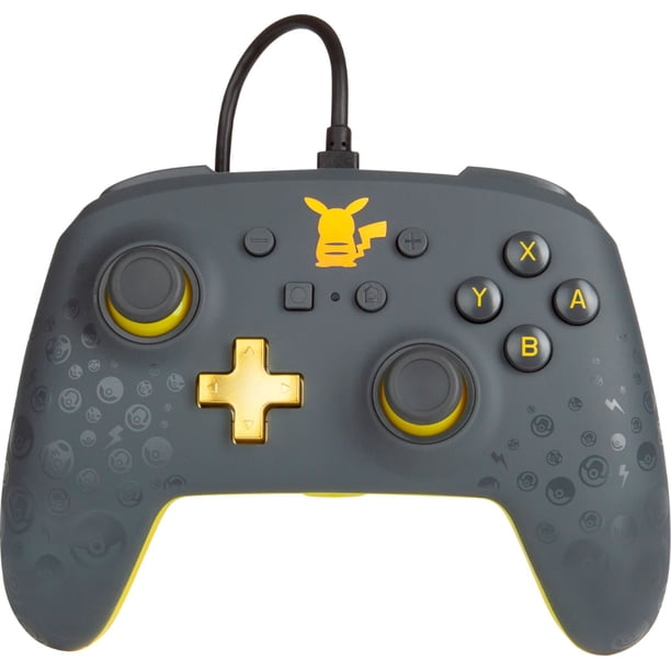 Controlador Alambrico PowerA Nintendo Switch Pikachu Gris | Bodega ...