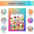 100 count Resealable Bags with Clear Window, Holographic Gradient ...