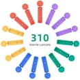 METENE, Twist Top Lancets, 310 Count, 30 Gauge for Blood Sugar Testing ...