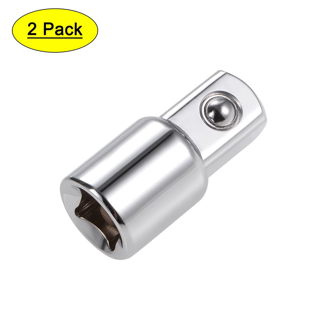 Uxcell 3/8" Drive (F) x 1/2" (M) Socket Adapter for Ratchet Wrenches ...