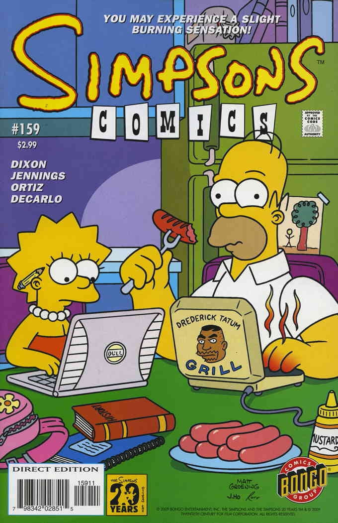 Simpsons Comics #159 VF ; Bongo Comic Book - Walmart.com