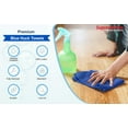 SupremePlus Recycled Blue Huck Towels, Multipurpose Cleaning Cloth Wipe ...