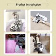 6 Size Rolled Hem Presser Foot Set Wide Rolled Hem Foot & Narrow Foot ...