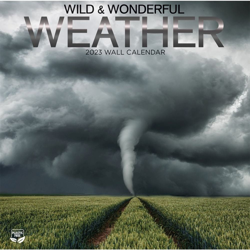 Wild and Wonderful Weather 2023 Wall Calendar w/Foil