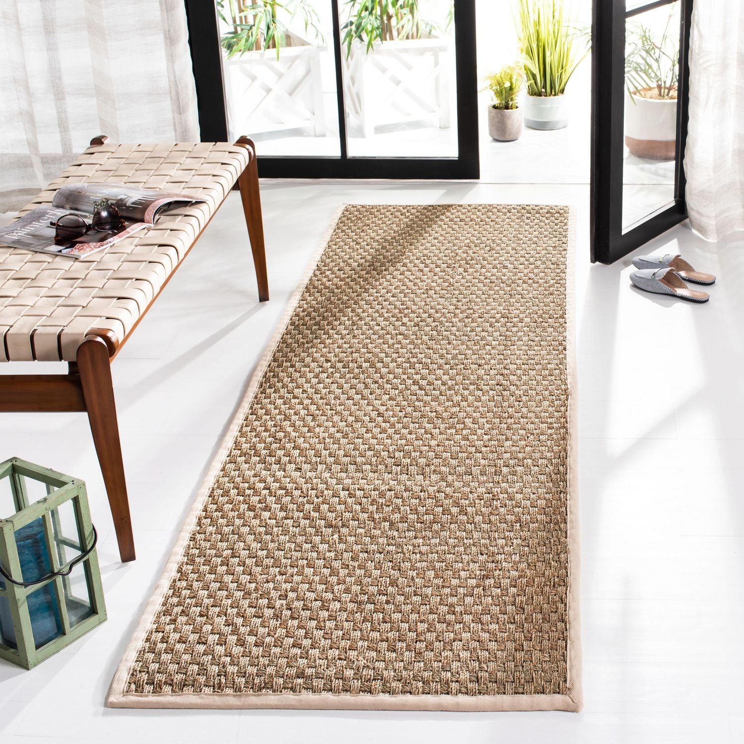 Click here for Safavieh Natural Fiber Arbor Border Area Rug 2 Ft.... prices