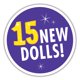 Hairdorables Collectible Doll Color Magic Blow Dry Besties Series 6 ...