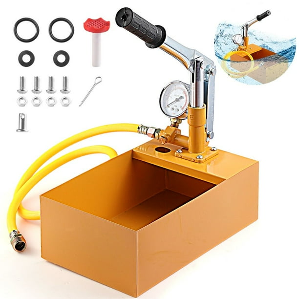 Hydraulic Pressure Test Pump, Manual Push Water Pressure Tester Tool ...