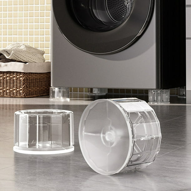 ZZkhGo Furniture Risers Round Bed Risers Heavy Duty 4 Inch Adjustable ...