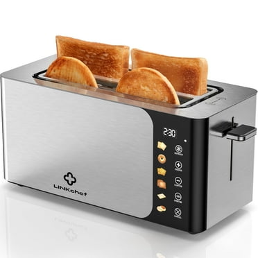 Dash Rise Electric 2-Slice Wide Mouth Toaster with Clear View Window ...
