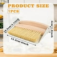 Small Dust Pan and Brush Set, Mini Hand Broom and Dustpan Set, Wooden ...