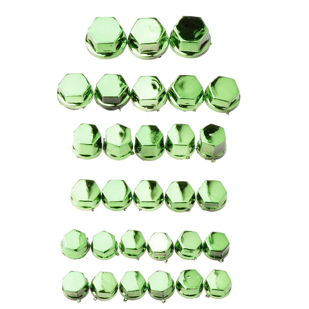 30PCS MOTORCYCLE SCREW , Motorcycle Screw Nut Cover Motorbike Screw Nut ...