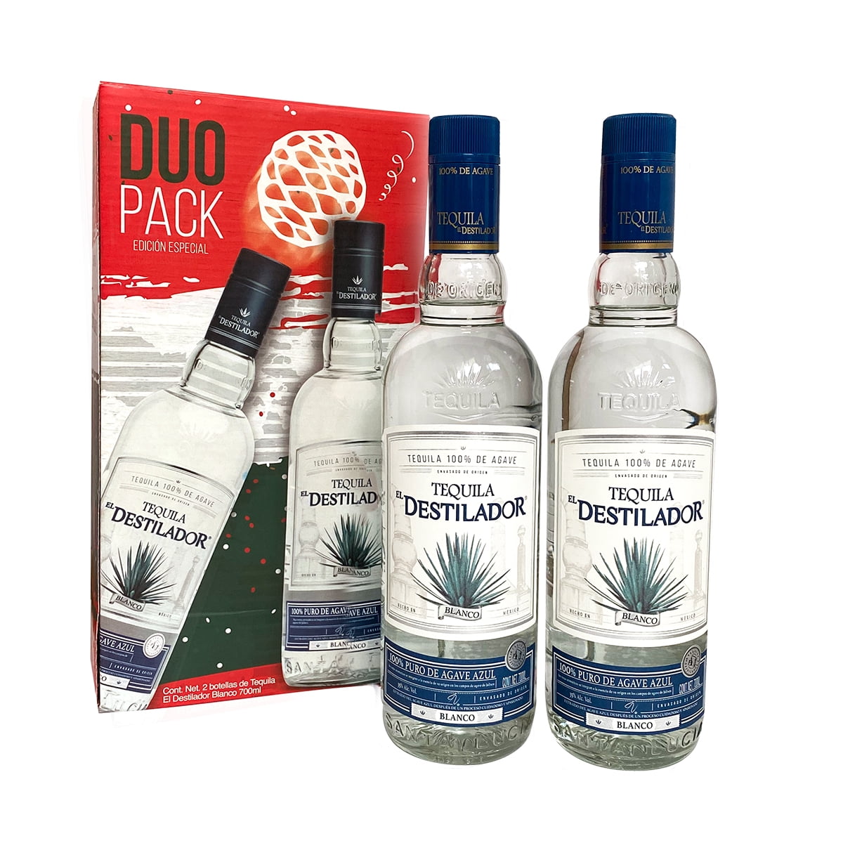 Duo Pack Tequila Destilador Blanco 700 ml Destilador Blanco | Bodega ...