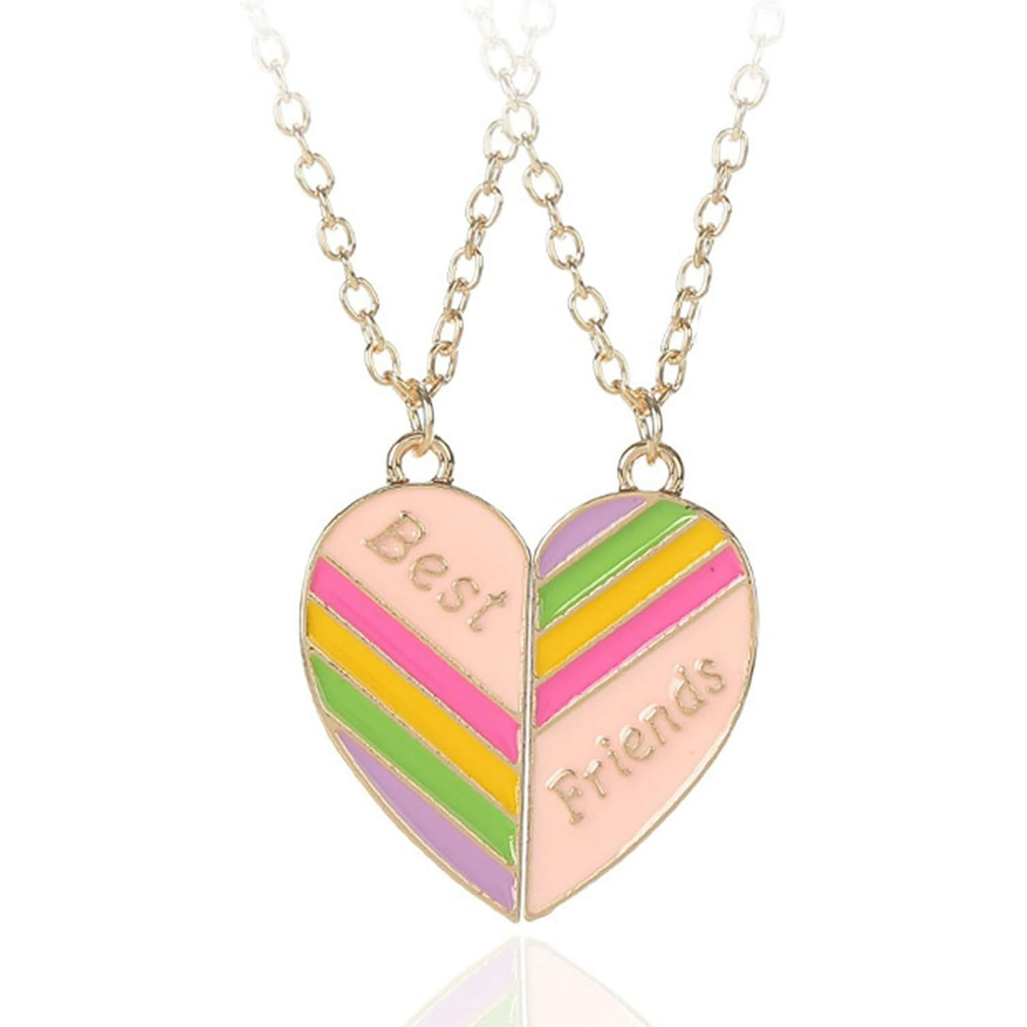 Click here for Hshdldf Bff Necklace For 2 3 Girls Best Friend Nec... prices