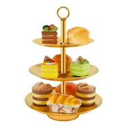 Charmed White Carousel Cupcake Muffin Display Stand, 2 Tiers, Holds 12 ...