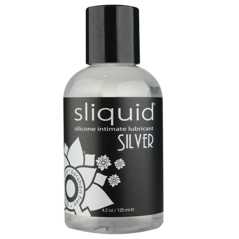 Sliquid Silver Premium Silicone Based Personal Lubricant, 4.2 fl Oz