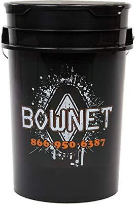 Bownet Ball Bucket - 6 Gallon Bucket with Lid - Softball & Baseball ...