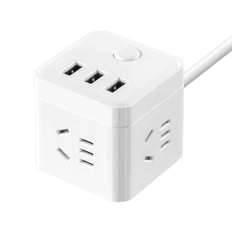 Regleta con USB, regleta de tomacorrientes Regleta de alimentación USB ...