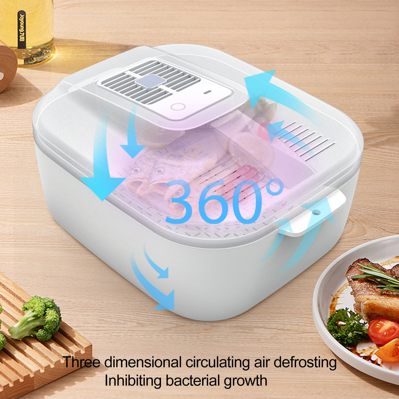 Meijuhuga Meat Thawing Tray 4-in-1 Quick Thaw 2 Gear Adjustment ...
