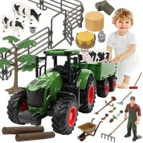 Kidoozie Funtime Tractor Set – Educational Farm Playset for Kids 12 ...
