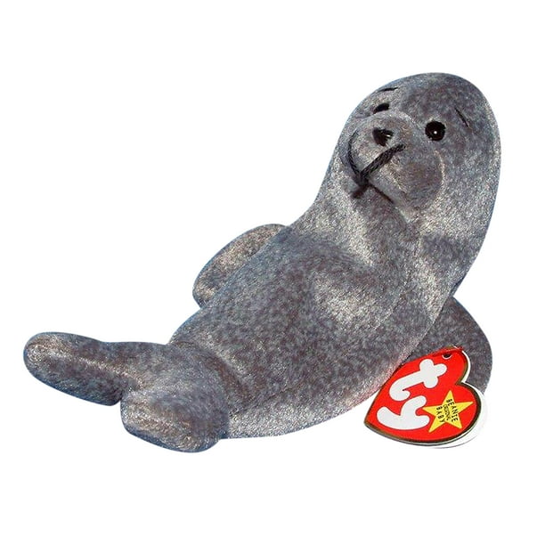 Ty Beanie Baby: Slippery the Seal | Stuffed Animal | MWMT - Walmart.com