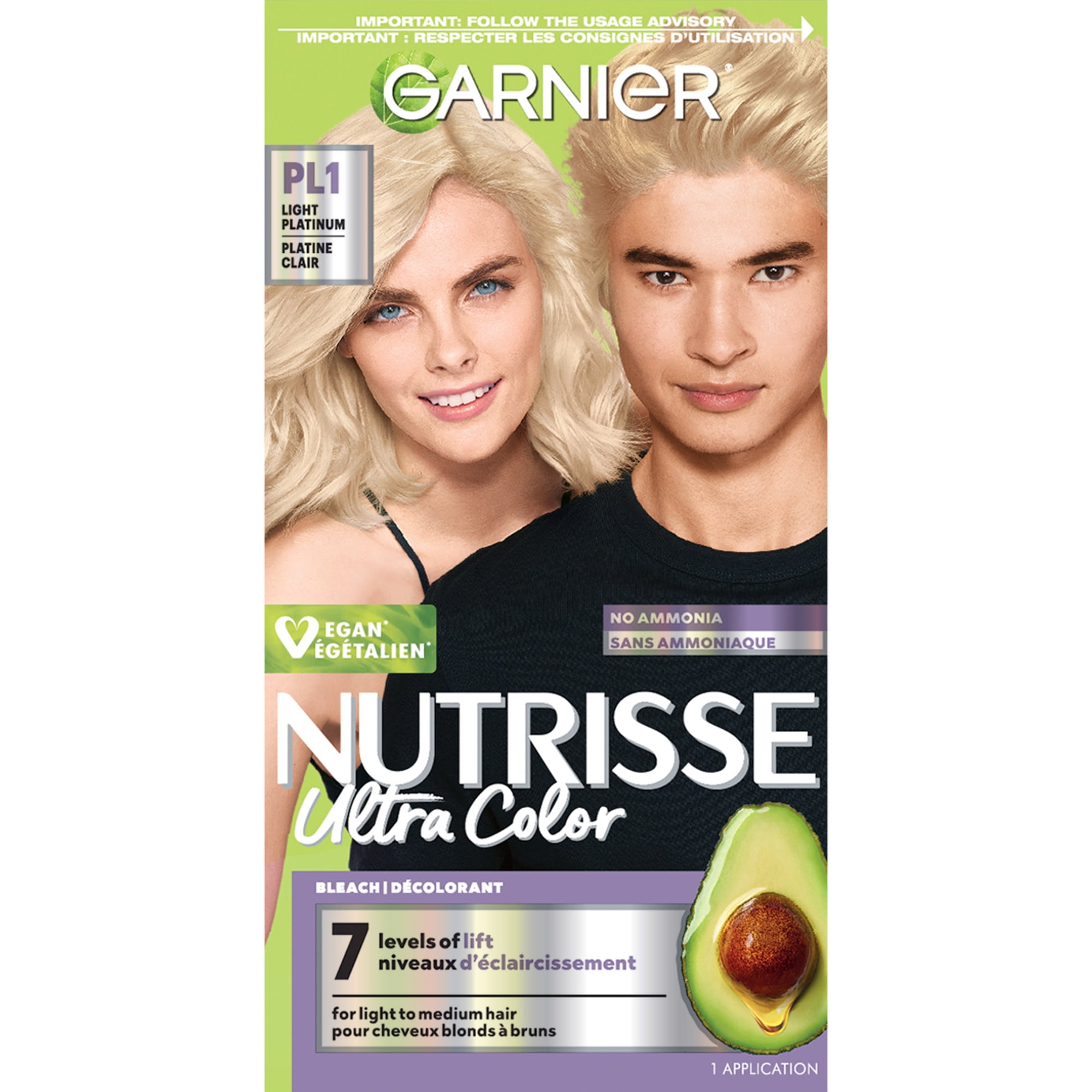 Click here for Garnier Nutrisse Ultra Color Light Platinum Hair B... prices