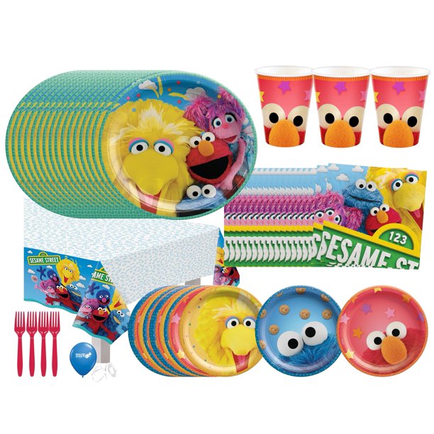 Sesame Street Birthday Party Supplies Sesame Street Decorations Sesame ...