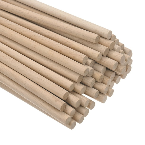 Uxcell 50-Pack Listones de Madera 5/16 x 6 Pulgadas Listones de Madera ...