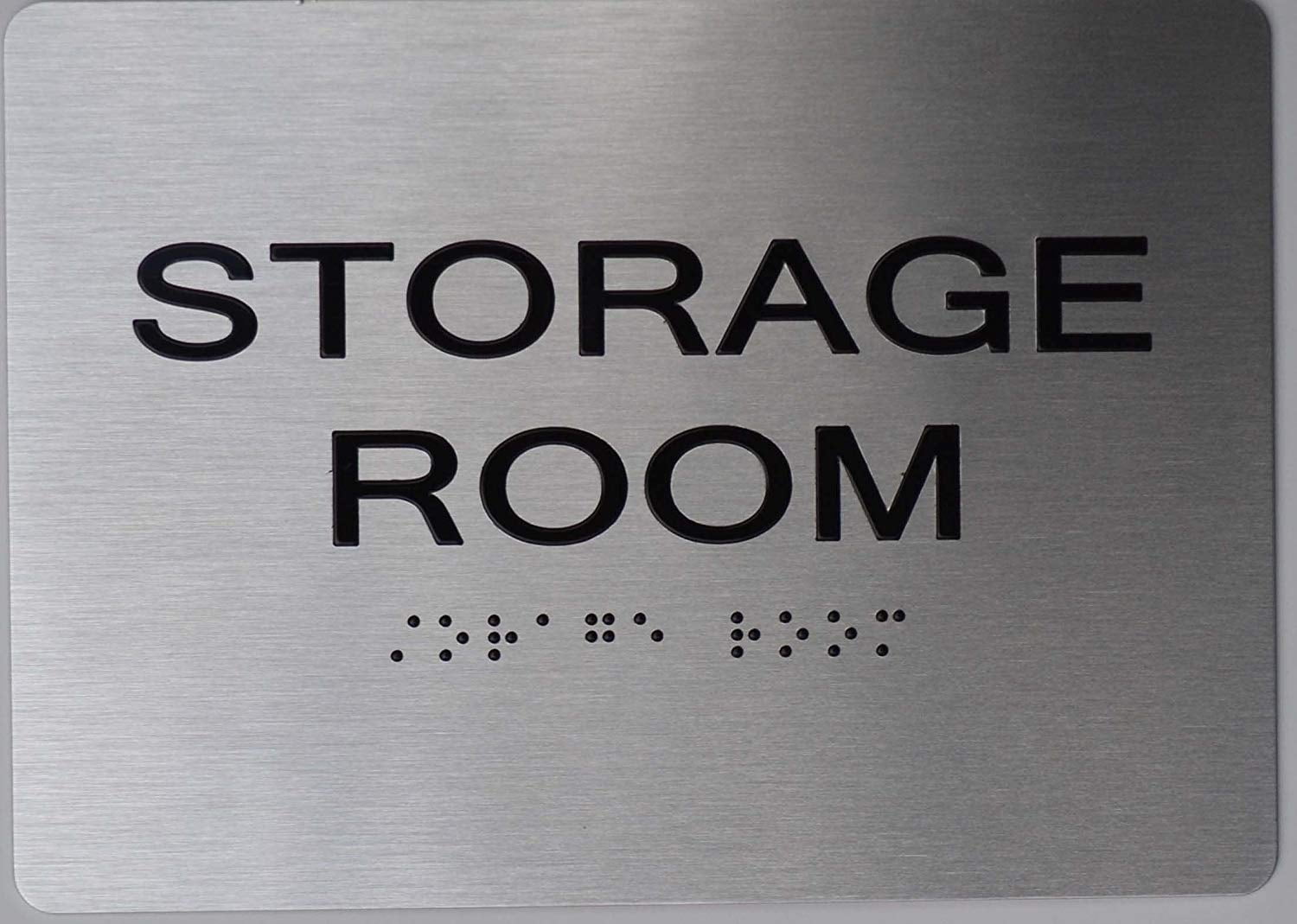 Storage Room Sign -(Aluminum, Brush Silver, Size 5X7) The Sensation ...