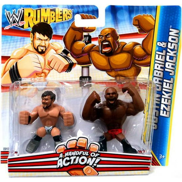 Justin Gabriel & Ezekiel Jackson Mini Figure 2-Pack Rumblers Series 2 ...