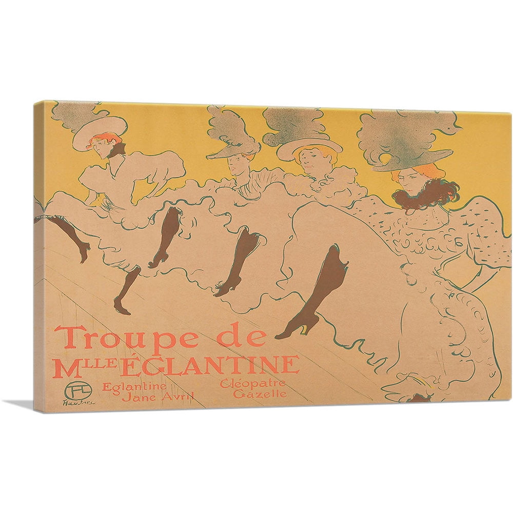 ARTCANVAS La Troupe De Mademoiselle Eglantine 1896 Canvas Art Print by ...