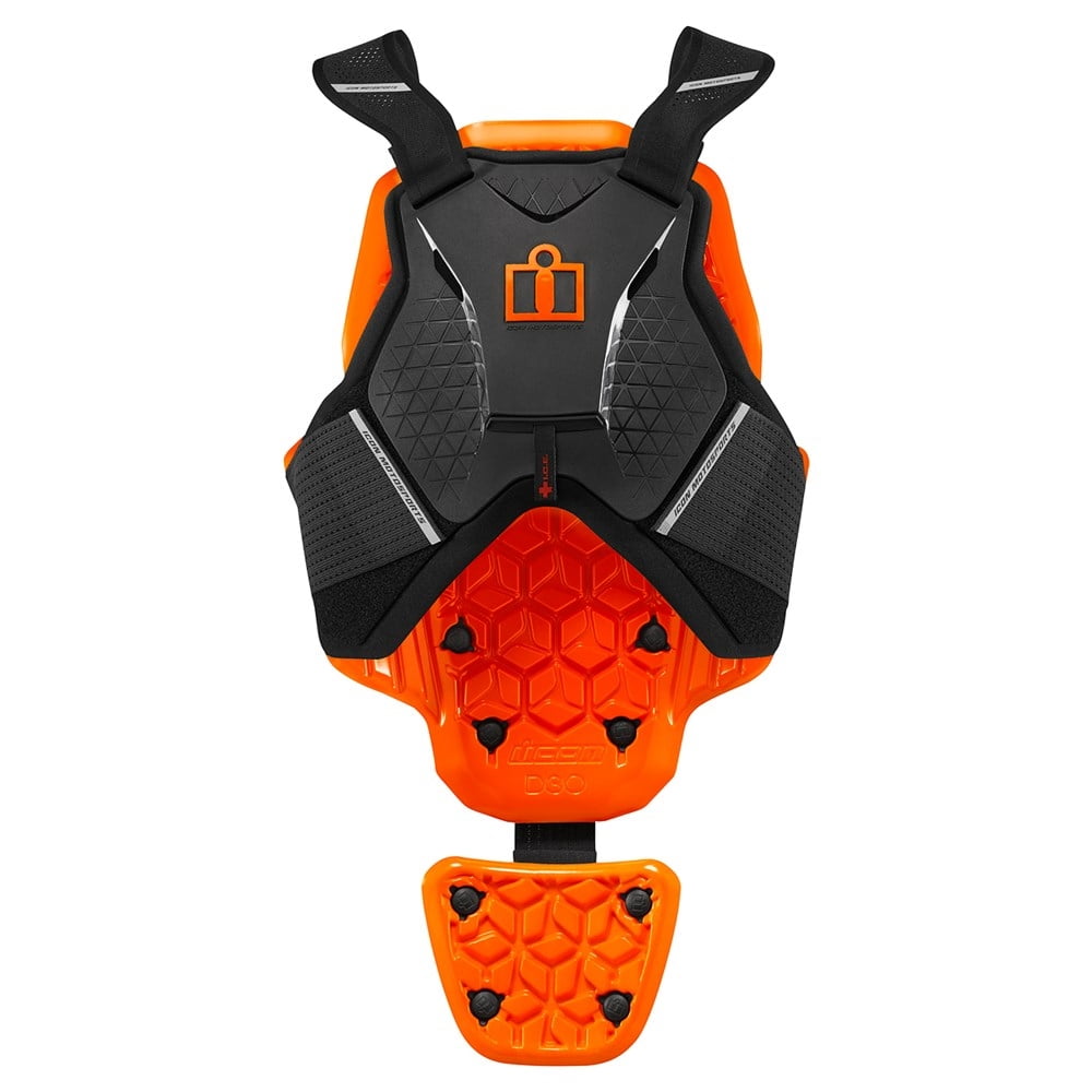 ICON D3O Vest, Black, Flexible Motorcycle Armor, Impact Protector, Mesh ...
