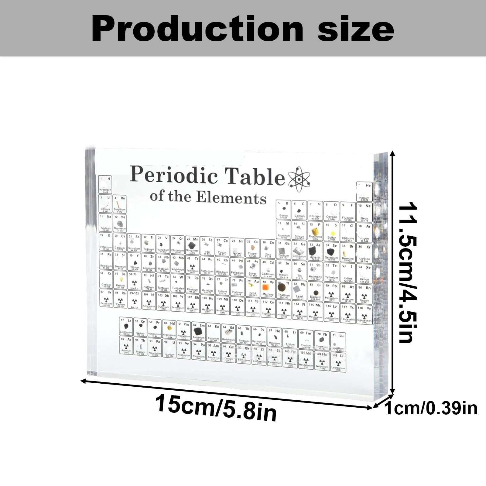 Click here for Periodic Table With Real Inside 83 Kinds Of Real &... prices