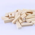 100x Wood Blocks -2 Inch - Rectangular Wood Blocks for Crafts And DIY ...