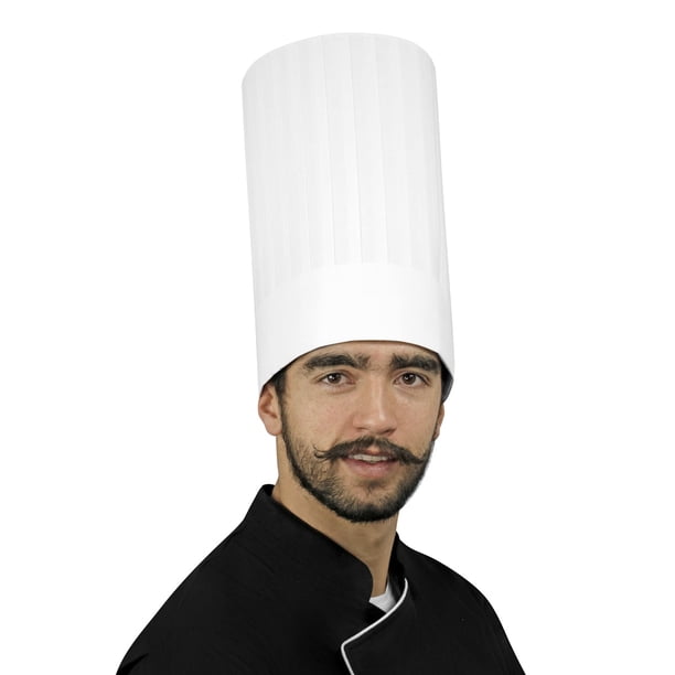 Pleated Chef Hat 12" Height - Walmart.com