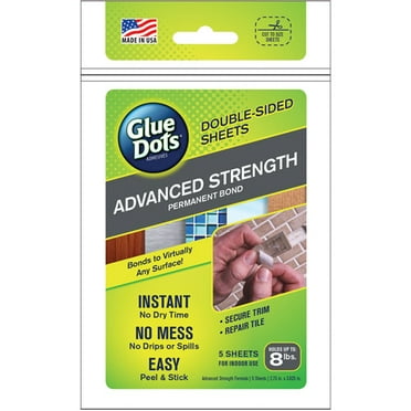 Glue Dots Clear Craft Adhesive Dots, 0.5 Inches, 200 Count - Walmart.com