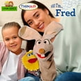 Living Puppets: Fred The Rabbit - 17" Cream Plush Hand Puppet, Handmade ...