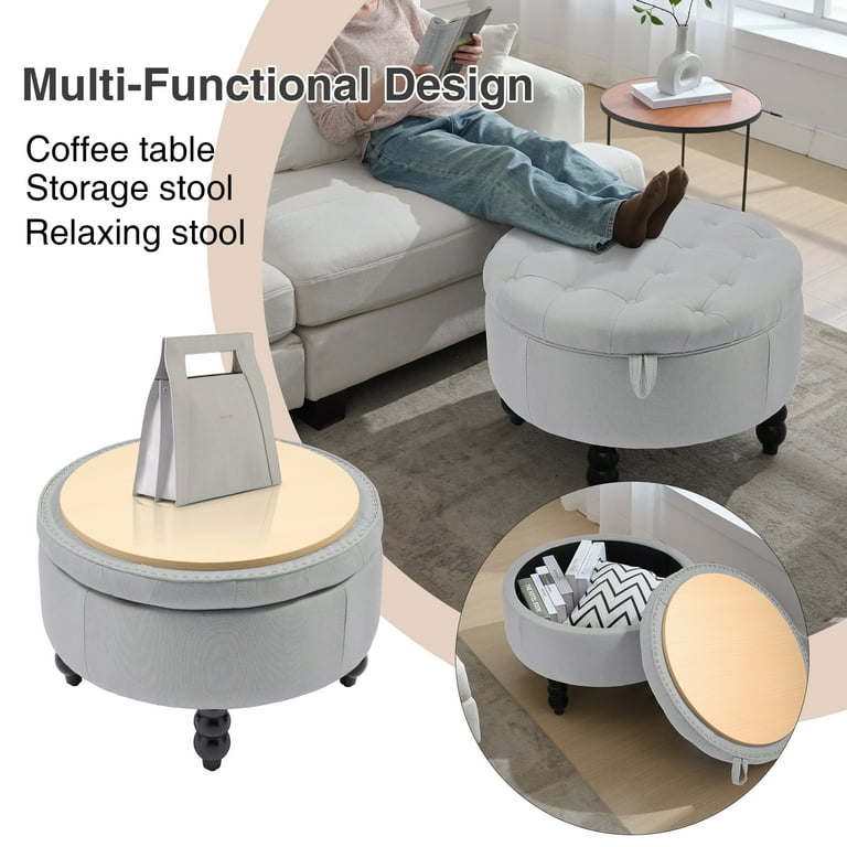 30 inch round ottoman store