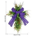 Easter Lenten Cross Wreath for Front Door-Flowers for Lent Spring Front ...