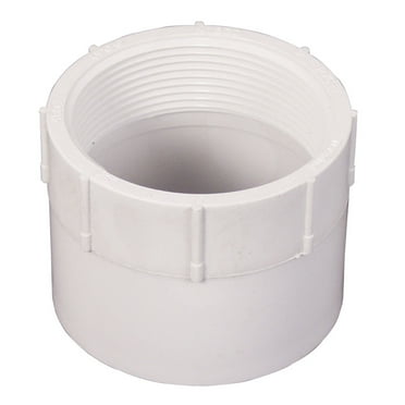 4" Sch. 40 PVC-DWV Threaded Plug (MIP) by Genova Products - Walmart.com