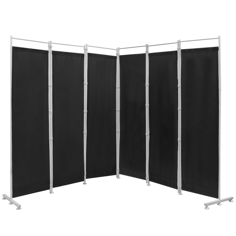 Aazon.co: HFYee 4 Panel Roo Divider With Shelves Wood Privacy Screen